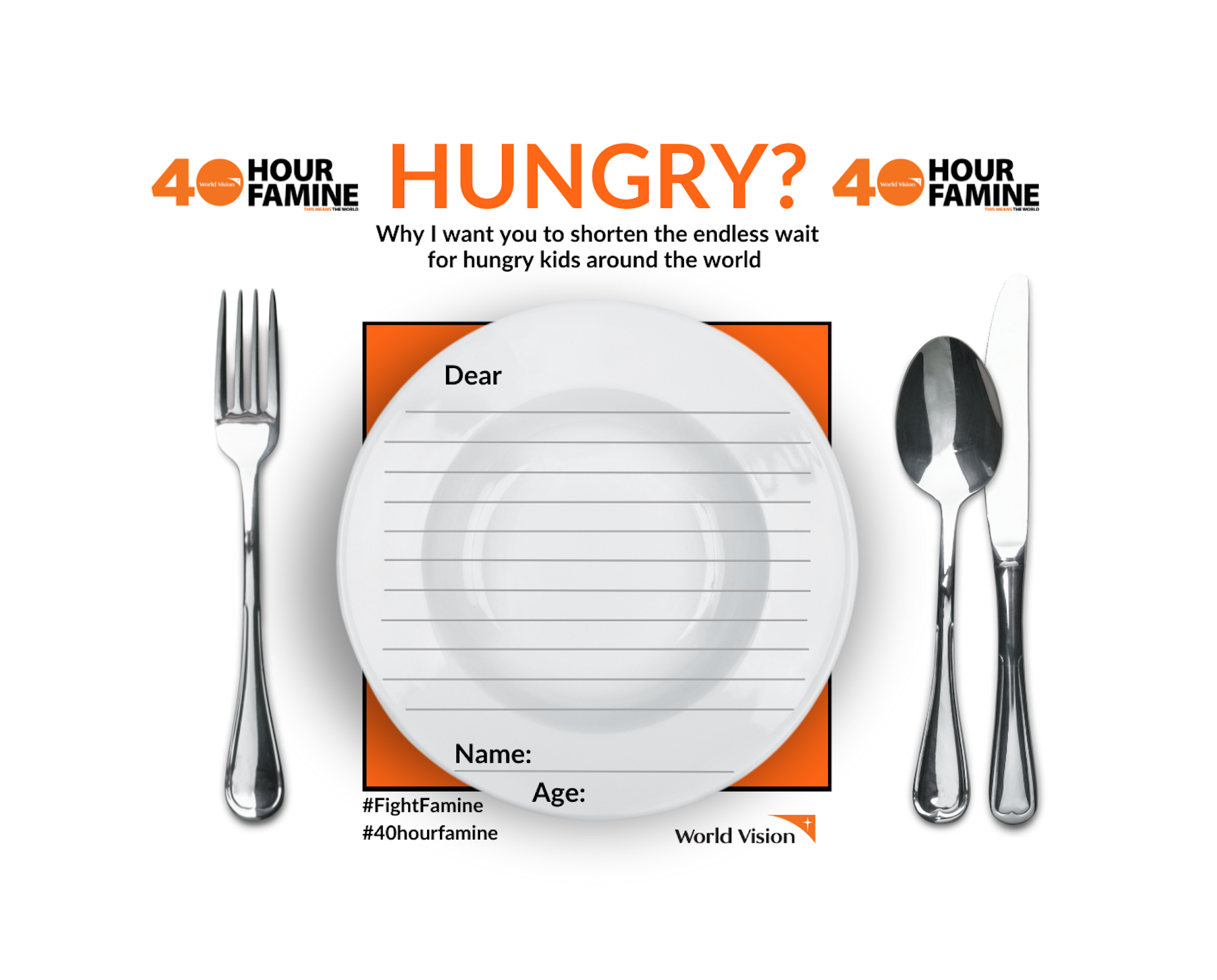 Educational Resources - 40 Hour Famine 2024