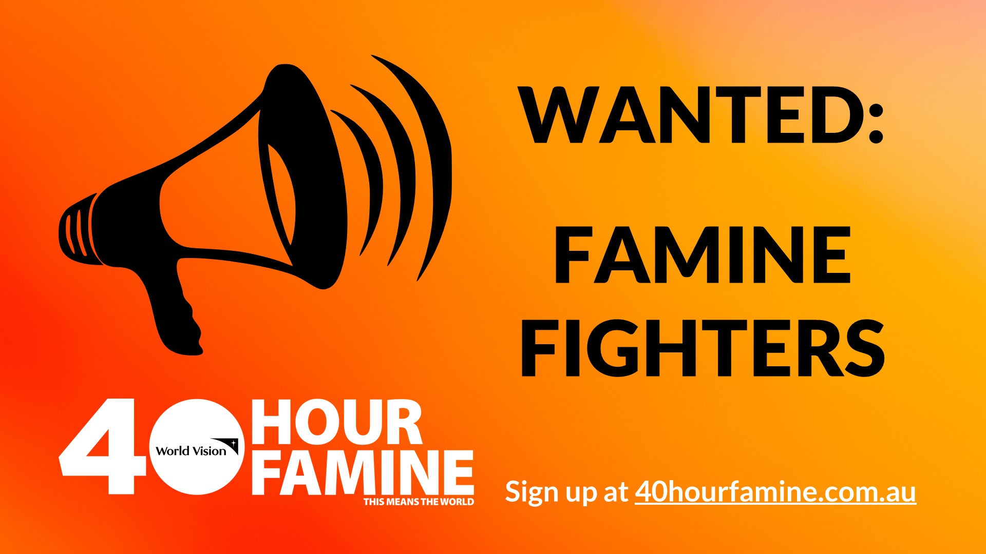 Educational Resources - 40 Hour Famine