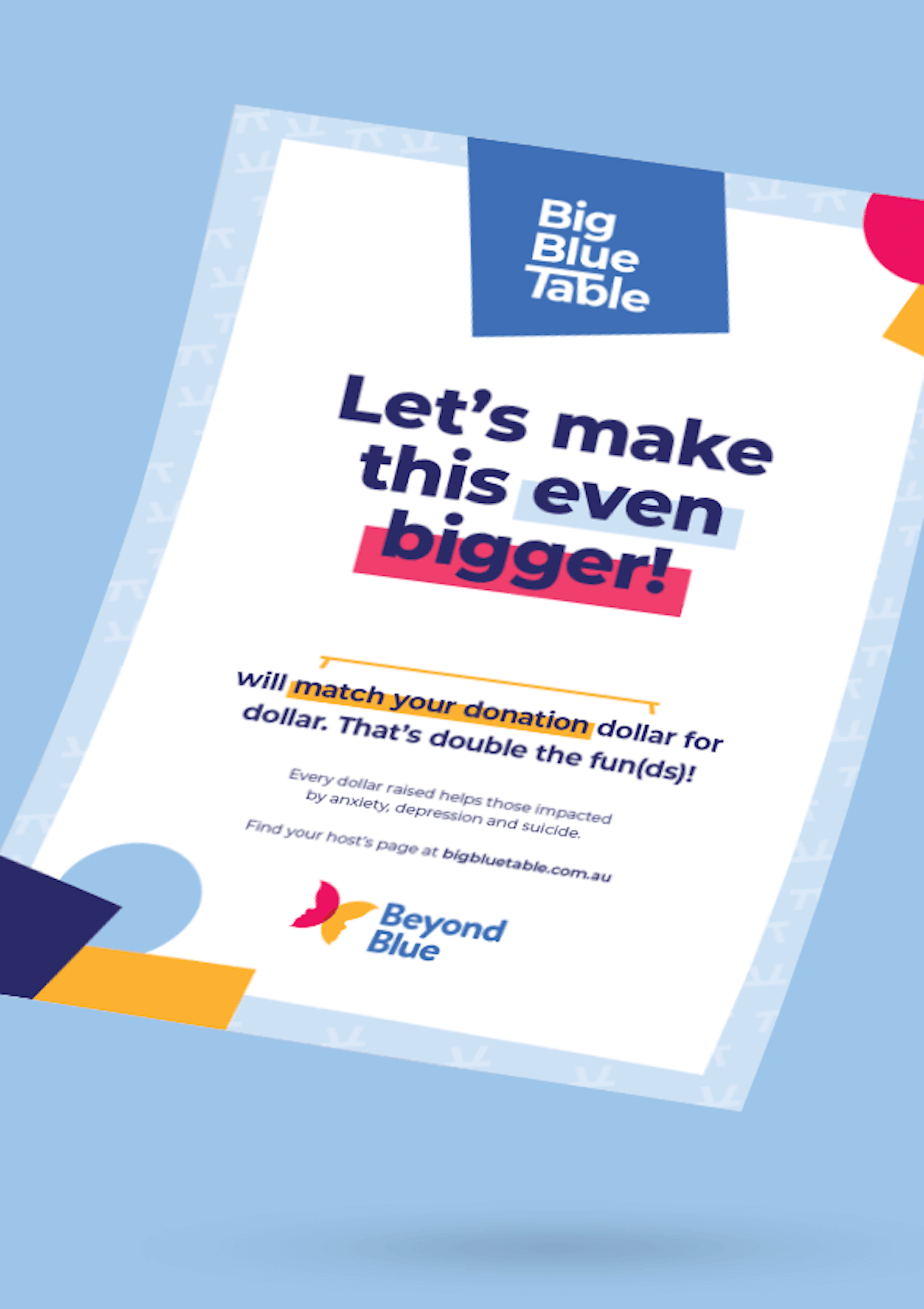 Host Kit - Big Blue Table 2024