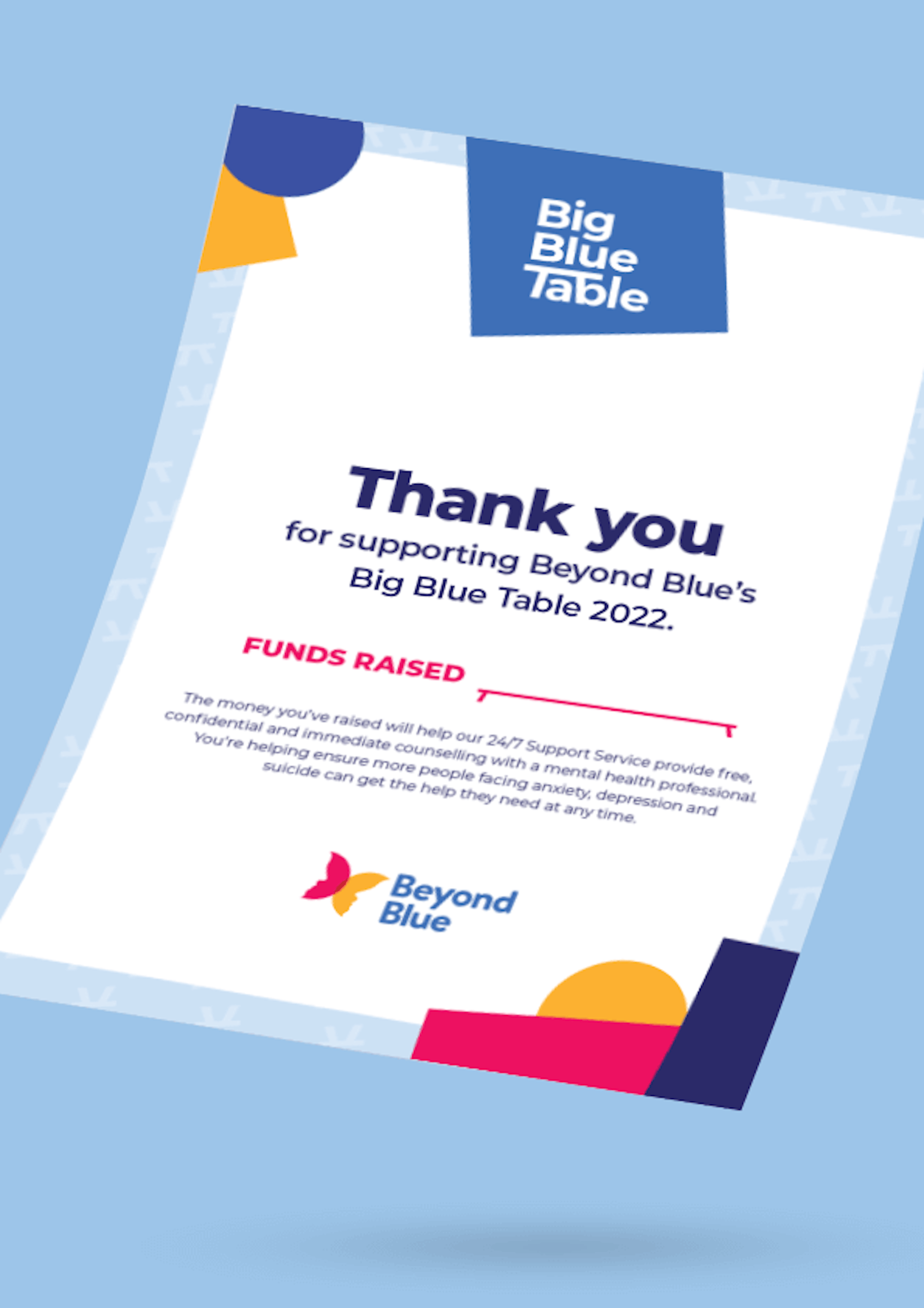 Host Kit - Big Blue Table