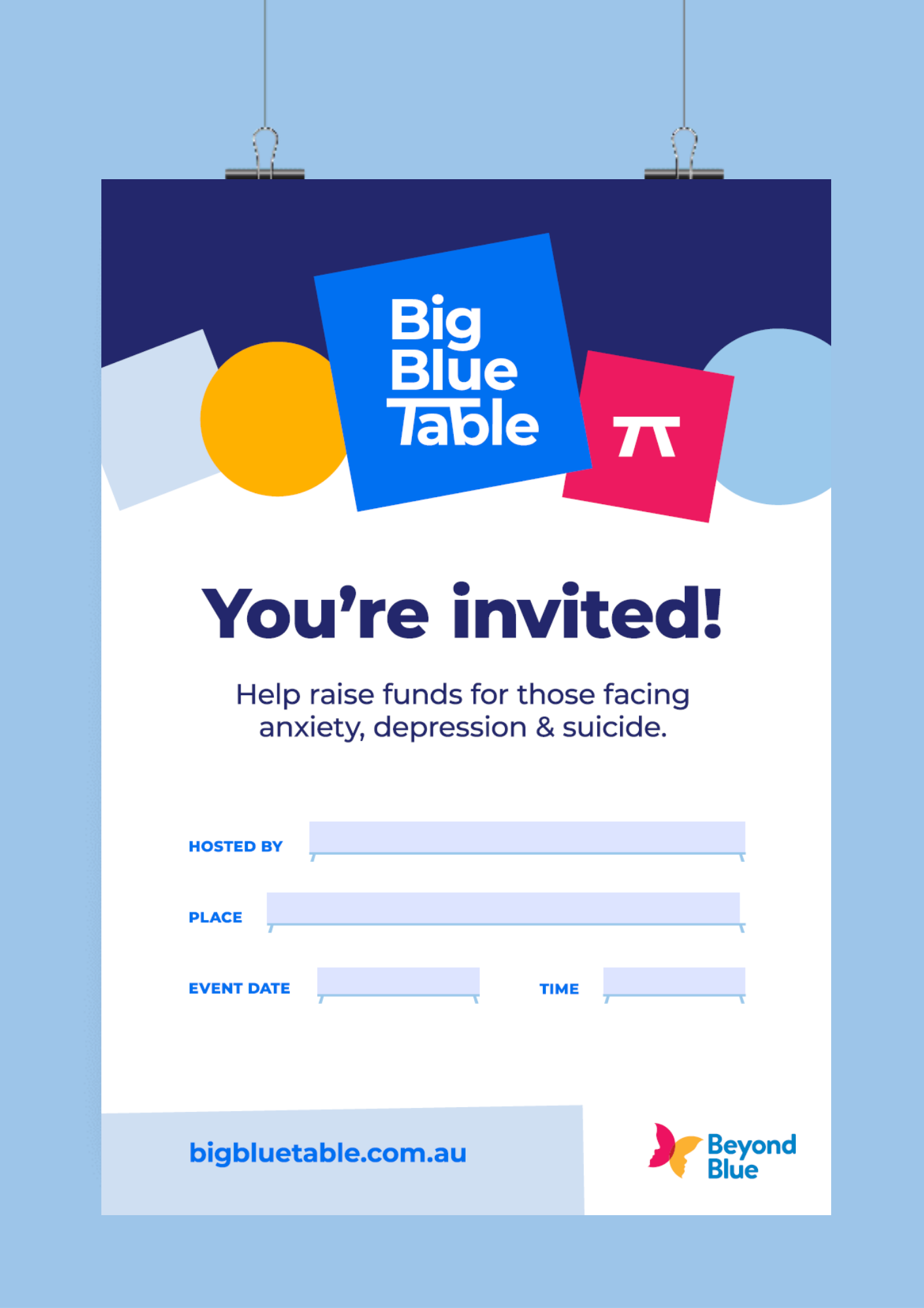 Host Kit - Big Blue Table 2025