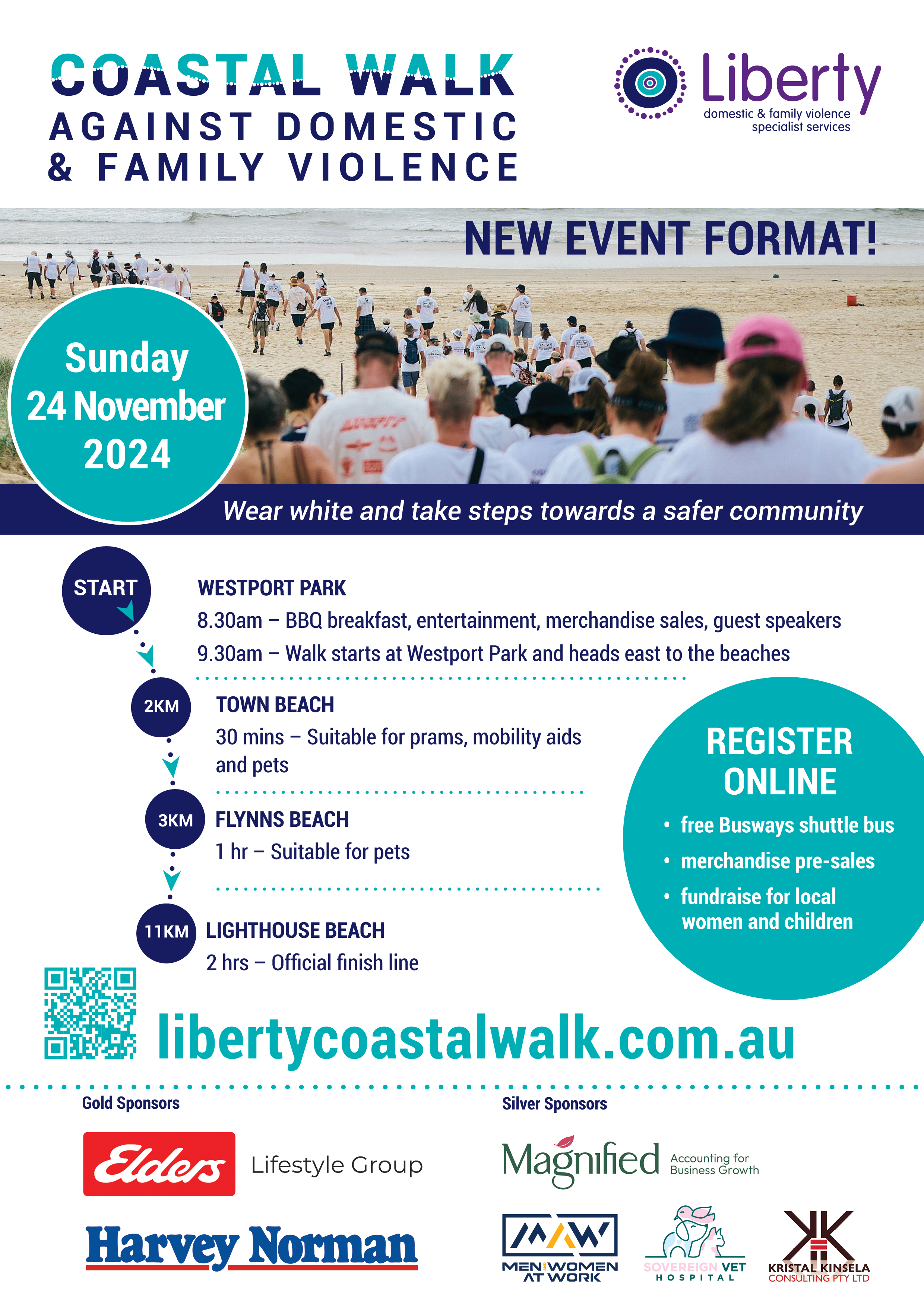 Coastal Walk Against Domestic & Family Violence 2024
