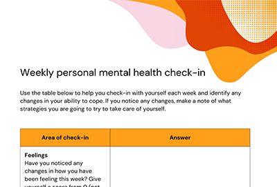 Mental Health Resources