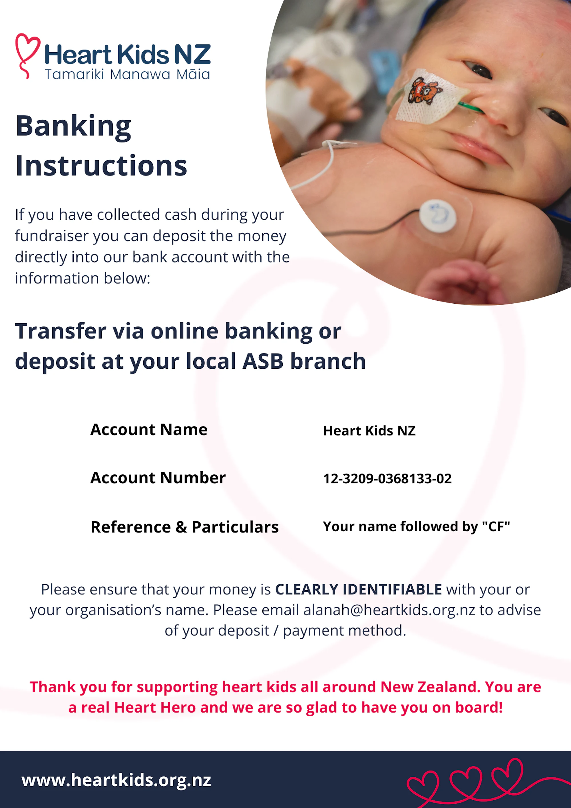 Fundraise for Heart Kids NZ