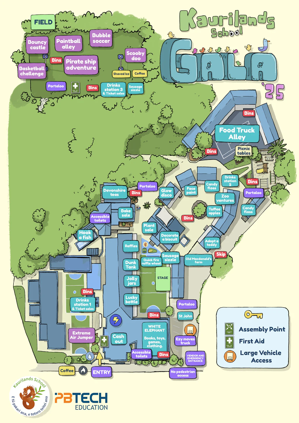 Gala map