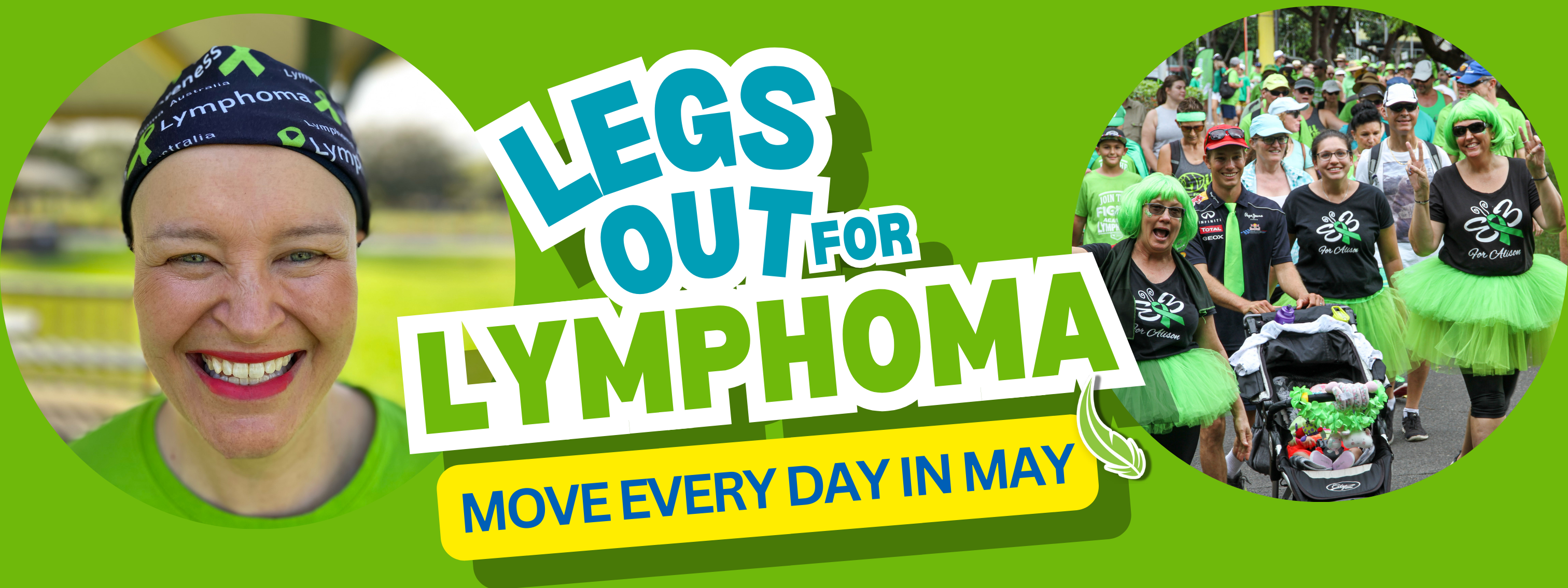 Legs Out For Lymphoma