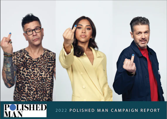 Polished Man campaign reports | Raising funds for ygap and RizeUp