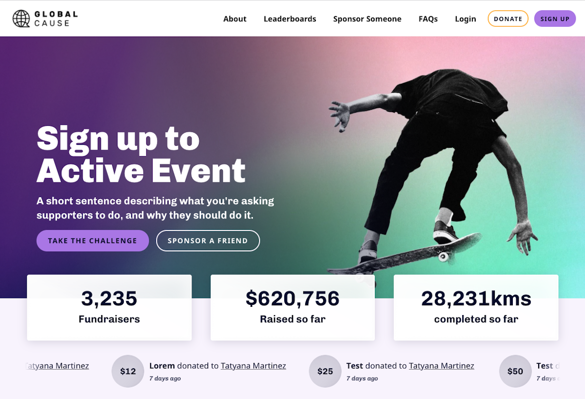 Templates | Raisely: Top Rated Fundraising Platform for Charities and ...