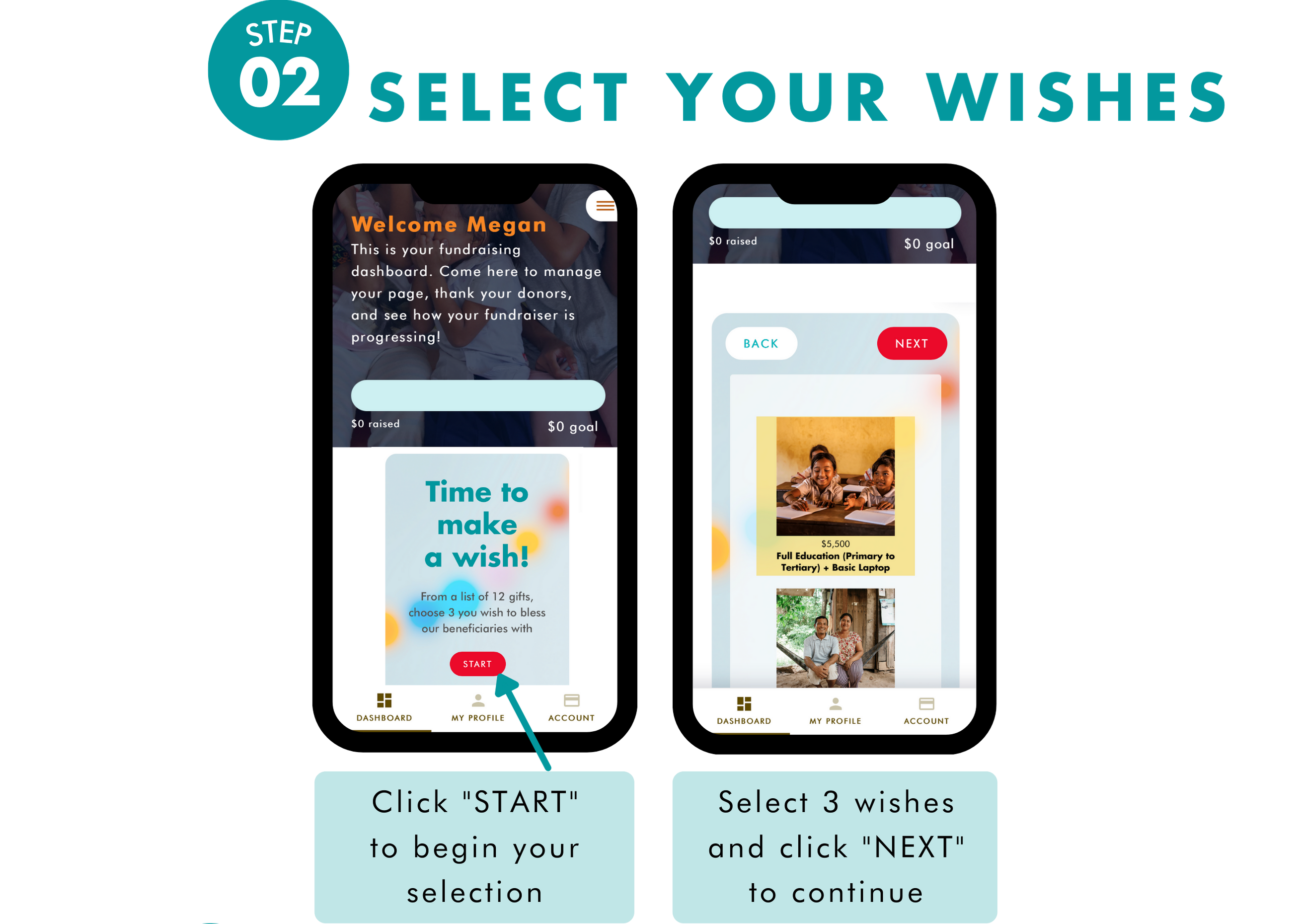 How to Start • The Three Wishes Project