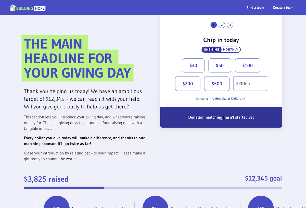 Templates | Raisely: Top Rated Fundraising Platform for Charities and ...